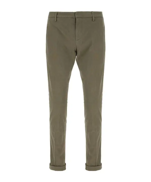 DONDUP Tailored Belt Loops Slacks - Green
