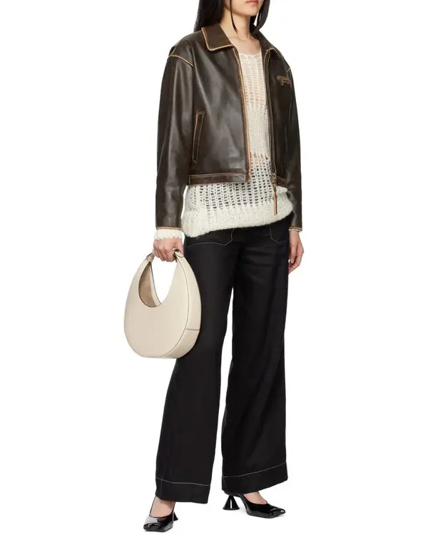 Staud Moon Tote Bag - Nude