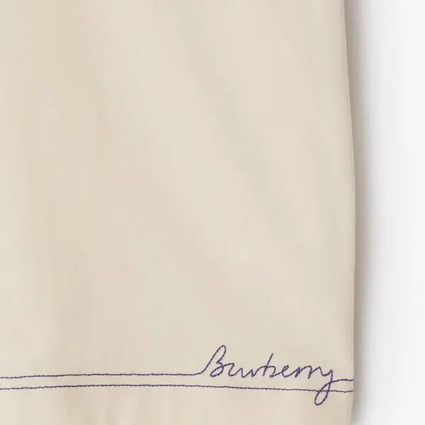 Burberry Crewneck T-shirt With Embroidery
