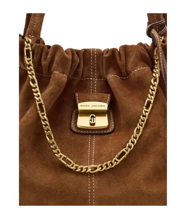Marc Jacobs Suede Cristina Tote Bag - Brown