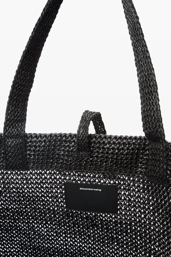 Alexander Wang Logo Embossed Xl Punch Tote Bag