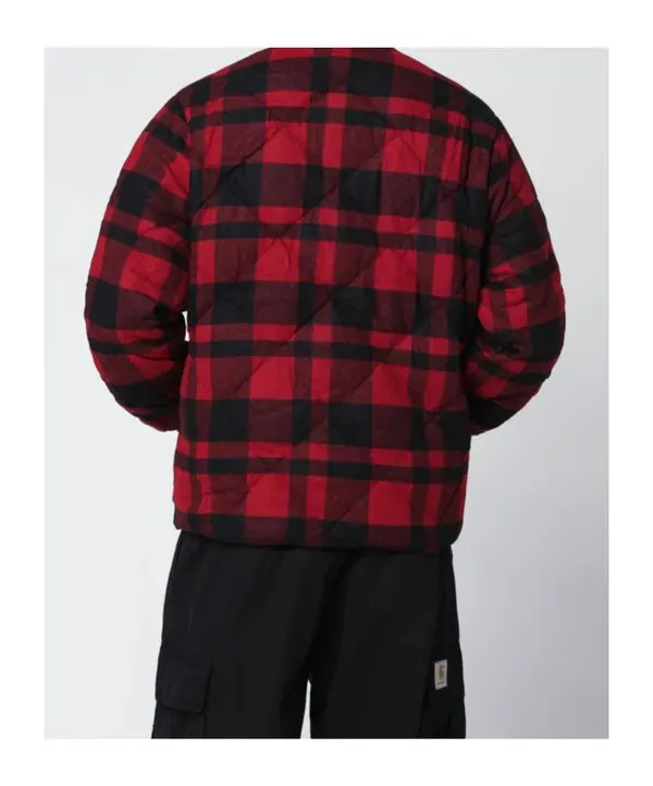 Ralph Lauren Quilted Plaid Bomber Jacket