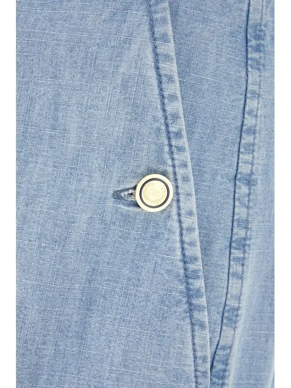 Valentino Garavani Button Detailed Wide-leg Jeans