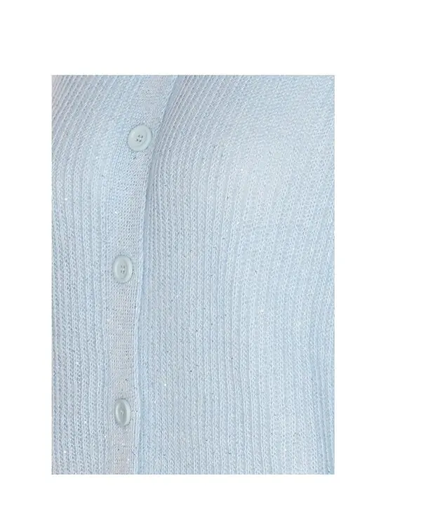Fabiana Filippi Sequin Cardigan With Button Closure