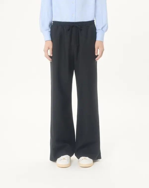 Valentino Garavani Vlogo Signature Wide Leg Pants