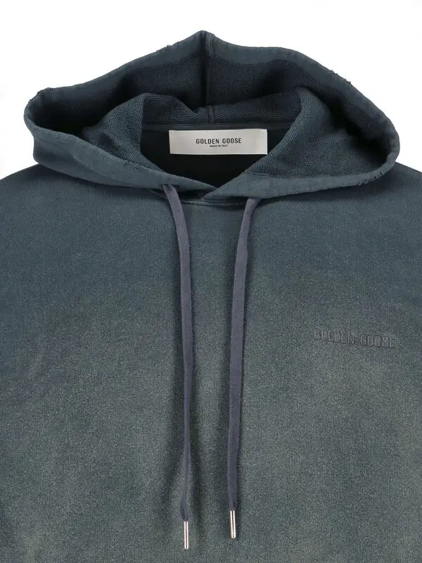 GOLDEN GOOSE Bleached Effect Drawstring Hoodie