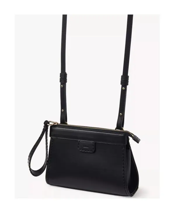 Chloé Edith Leather Cross Body Bag - Black