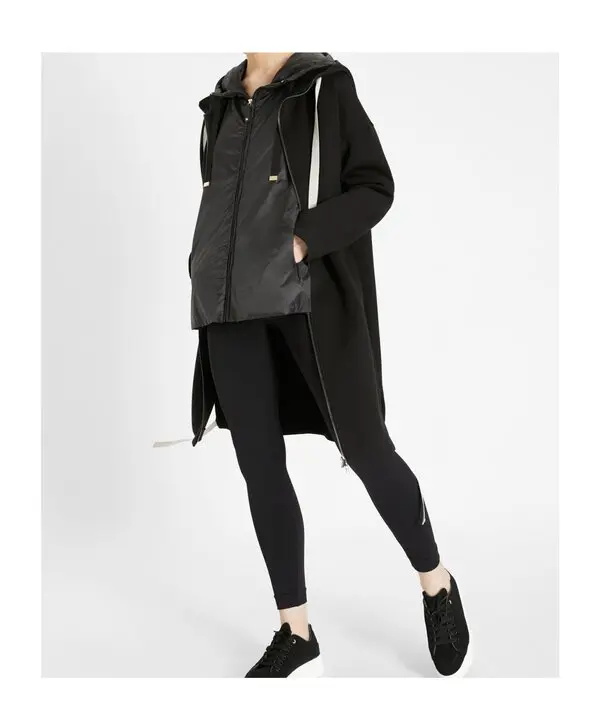 Max Mara Drawstring Zip-up Jacket - Black