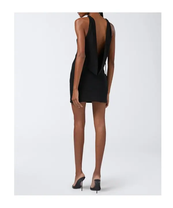 Andamane The Attico Carmen Sleeveless Mini Dress - Black