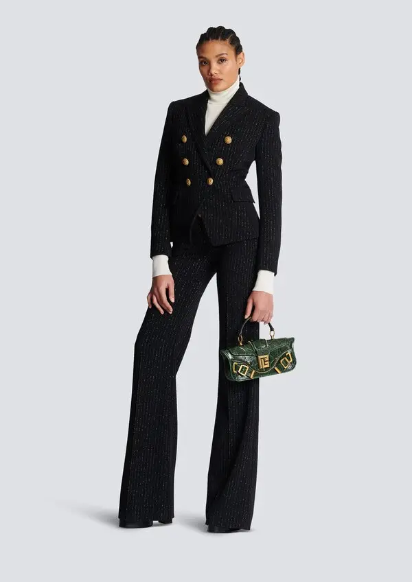 Balmain Classic 6-button Double-breasted Jacket - Black