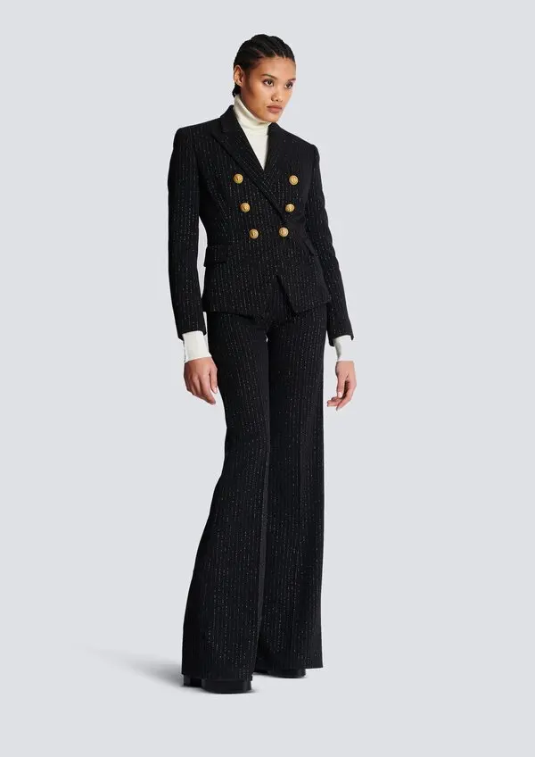 Balmain Classic 6-button Double-breasted Jacket - Black