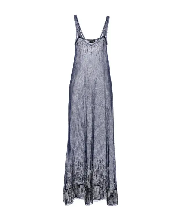 Rabanne Sheer Studded Maxi Dress