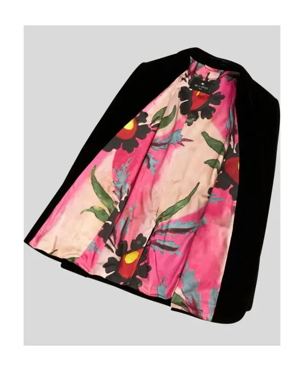 Etro Single-breasted Velvet Blazer