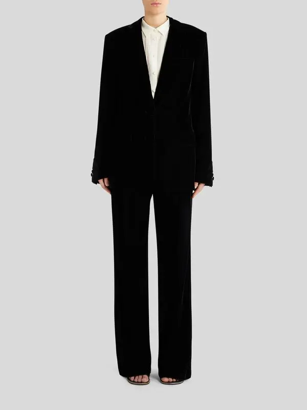 Etro Single-breasted Velvet Blazer