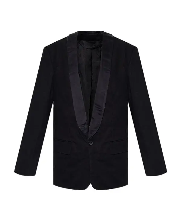 Balenciaga Single-breasted Blazer With Wrinkle Effect