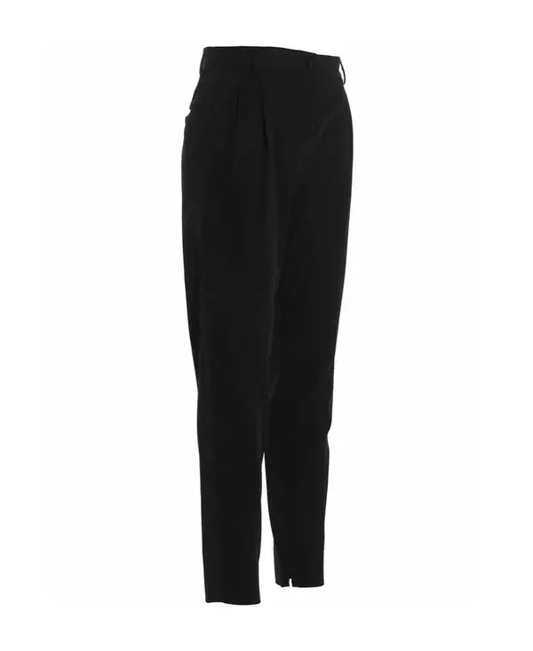 Dolce & Gabbana Ribbed Slim-cut Trousers - Black