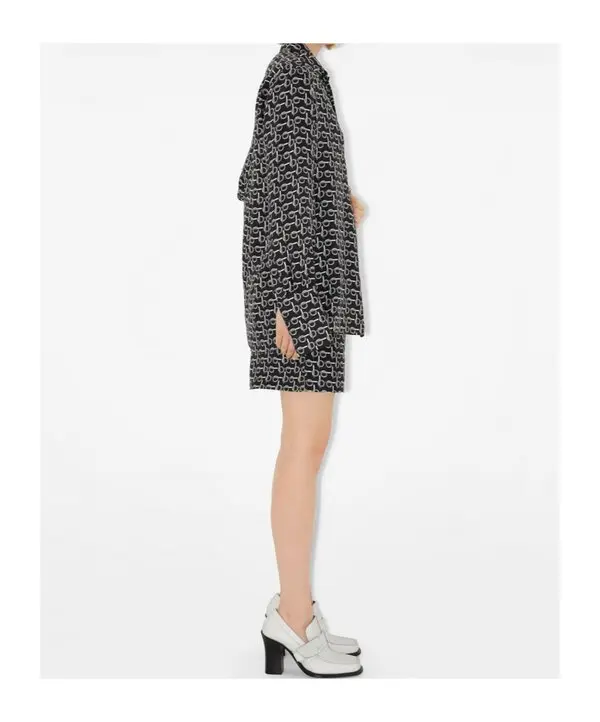 Burberry Mid-waisted Printed Shorts