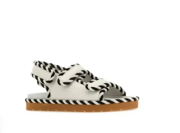 Bottega Veneta Jack Open Toe Sandals - White