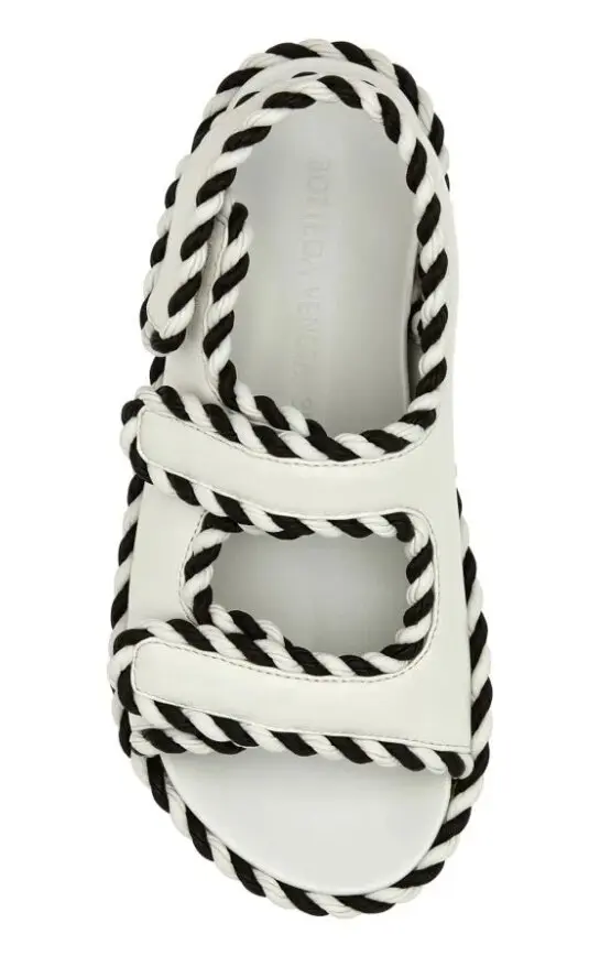Bottega Veneta Jack Open Toe Sandals - White