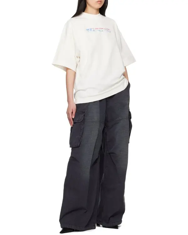 Alexander Wang Ripstop Cargo Pants With Removable Boxer Belt