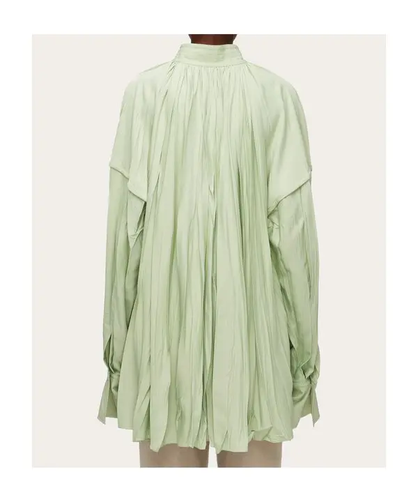 FERRAGAMO Pleated Kaftan - Green