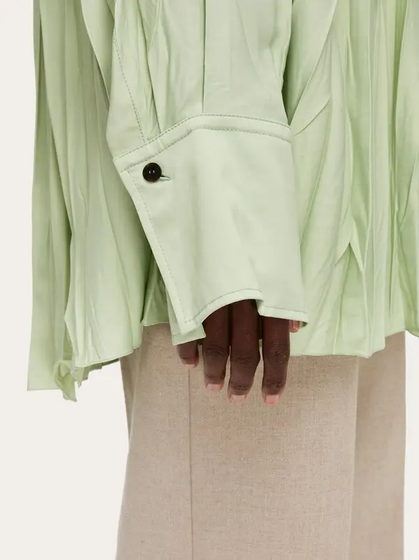 FERRAGAMO Pleated Kaftan - Green