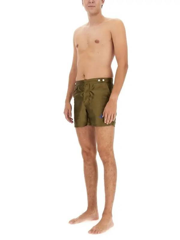 VIVIENNE WESTWOOD Orb-embroidered Bermuda Shorts