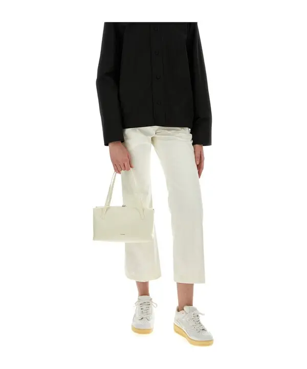 JIL SANDER Pleated Flared Trousers