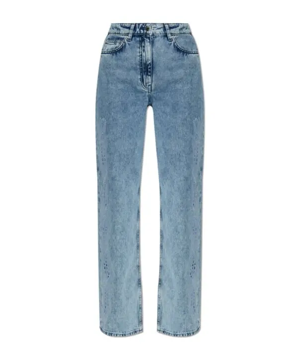 IRO PARIS Embroidered Cotton Jeans
