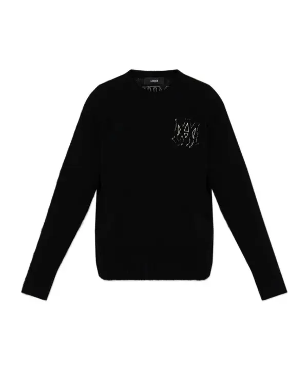 Amiri Ma Crew-neck Sweater - Black