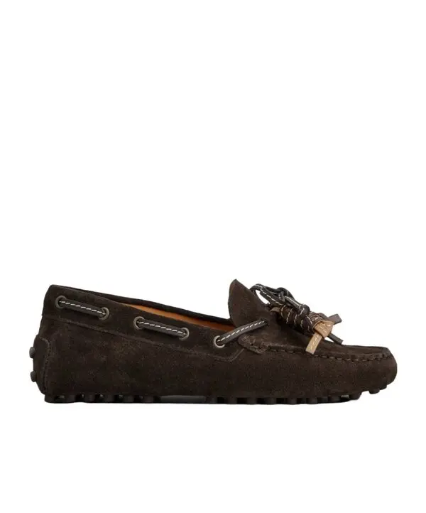 TOD'S Bow Detail Driving Flats