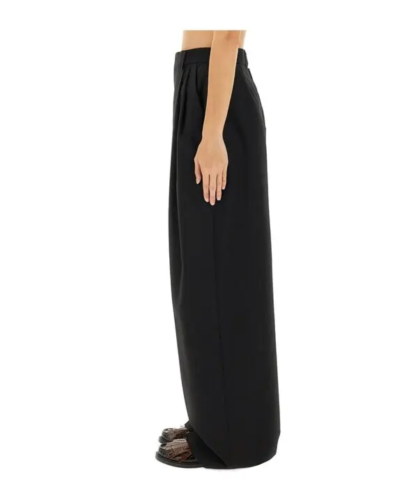 Moschino Belted Pleated Trousers