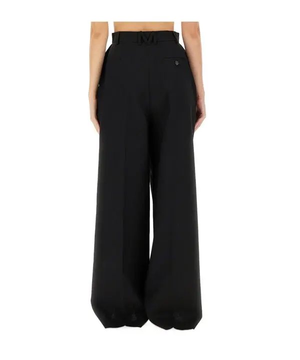 Moschino Belted Pleated Trousers