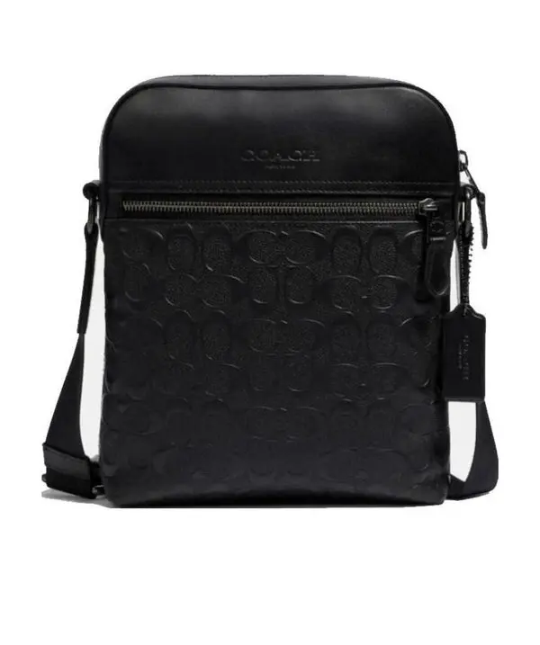 COACH Logo Shoulder Bag - Black