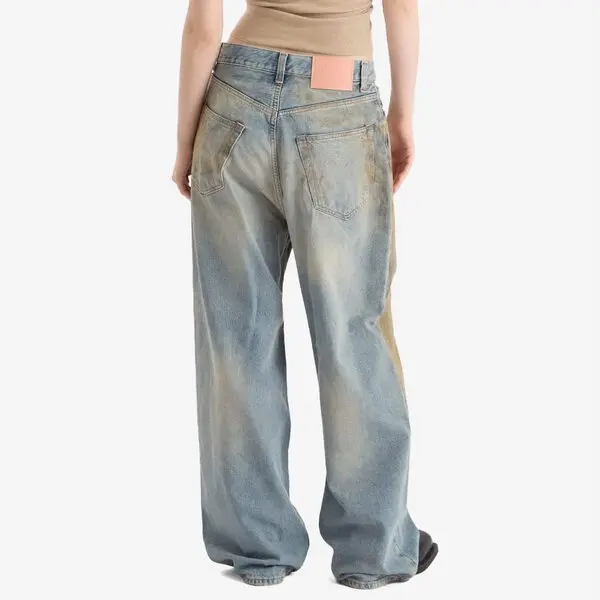 Acne Studios Distressed Detail Jeans - Blue