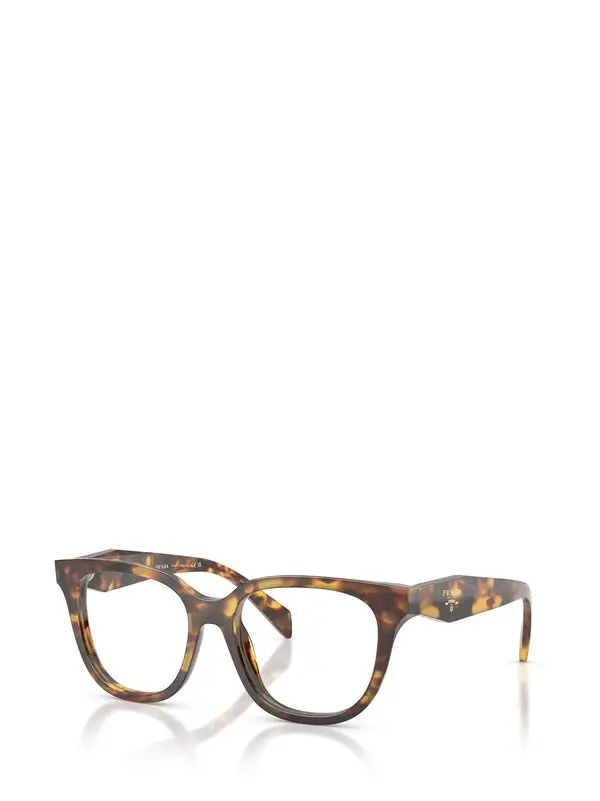 Prada Tortoiseshell Oval Frame Eyeglasses - Multicolor