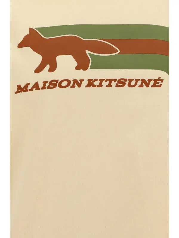 Maison Kitsuné Bold Fox Head Patch Comfort T-shirt - Nude