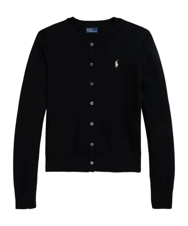 Polo Ralph Lauren Crewneck Cardigan With Embroidered Logo