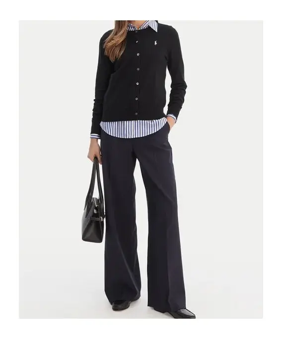 Polo Ralph Lauren Crewneck Cardigan With Embroidered Logo