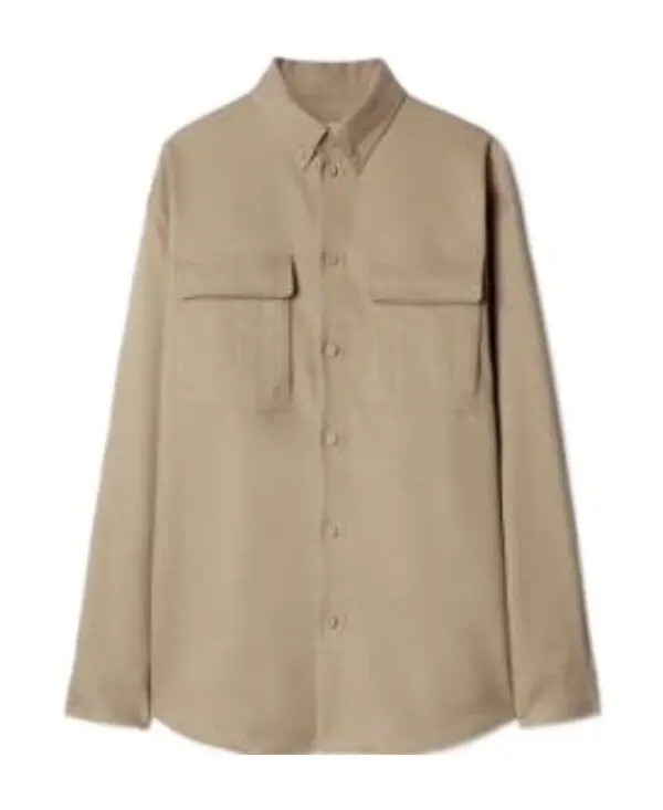 Off-White Buttoned Long-sleeved Shirt