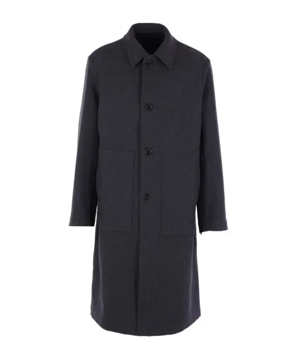 Dries Van Noten Long-sleeved Coat - Dark Grey