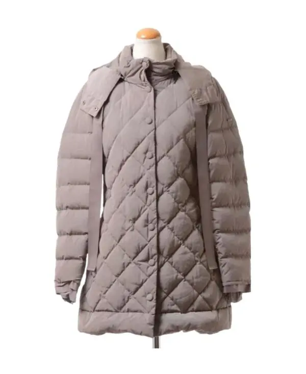 Emporio Armani Quilted Hooded Down Jacket