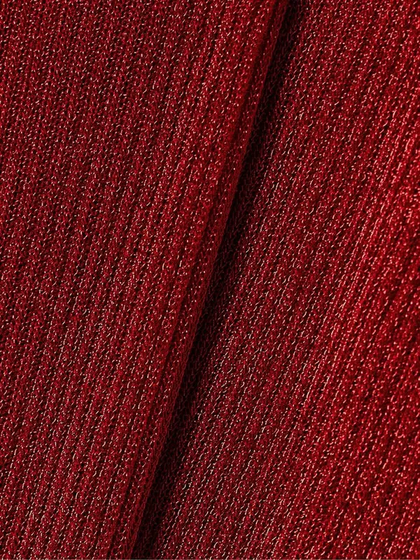 Isabel Marant Étoile Josita Ribbed Knit High Neck Maxi Dress