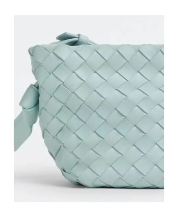 Bottega Veneta Tie Intrecciato Shoulder Bag - Green