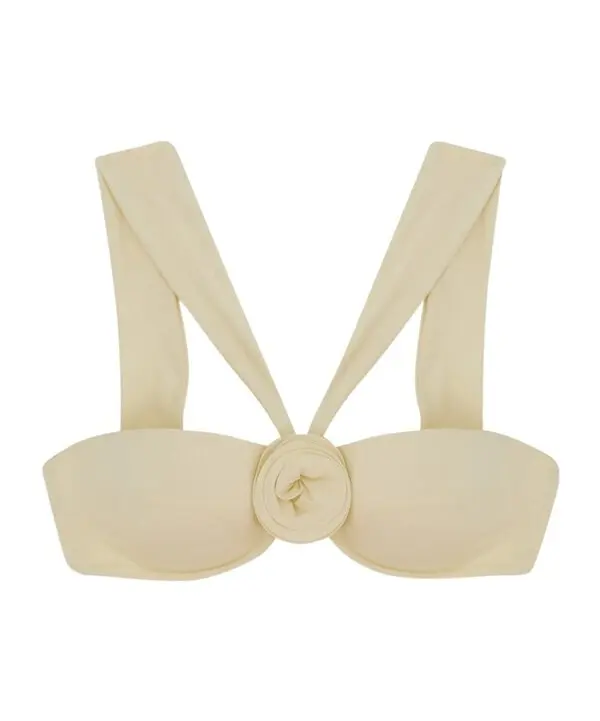 LA REVECHE Sahar Bikini Top - Nude