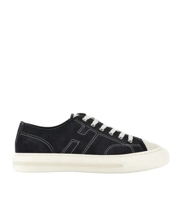 Hogan Rebel H691 Lace-up Suede Sneakers - Blue