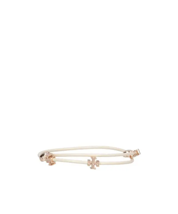 Tory Burch Logo Charm Slider Bracelet - Yellow
