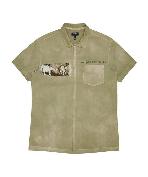 Emporio Armani Logo Detail Shirt - Nude