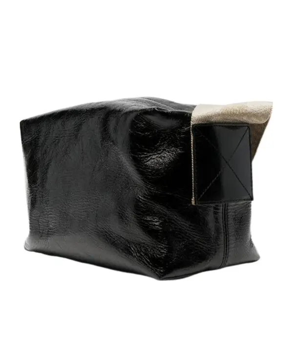 UMA WANG Zipper Shoulder Bag - Black