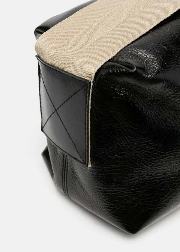 UMA WANG Zipper Shoulder Bag - Black